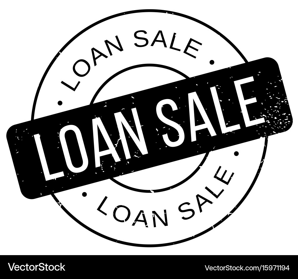 Loan sale rubber stamp Royalty Free Vector Image