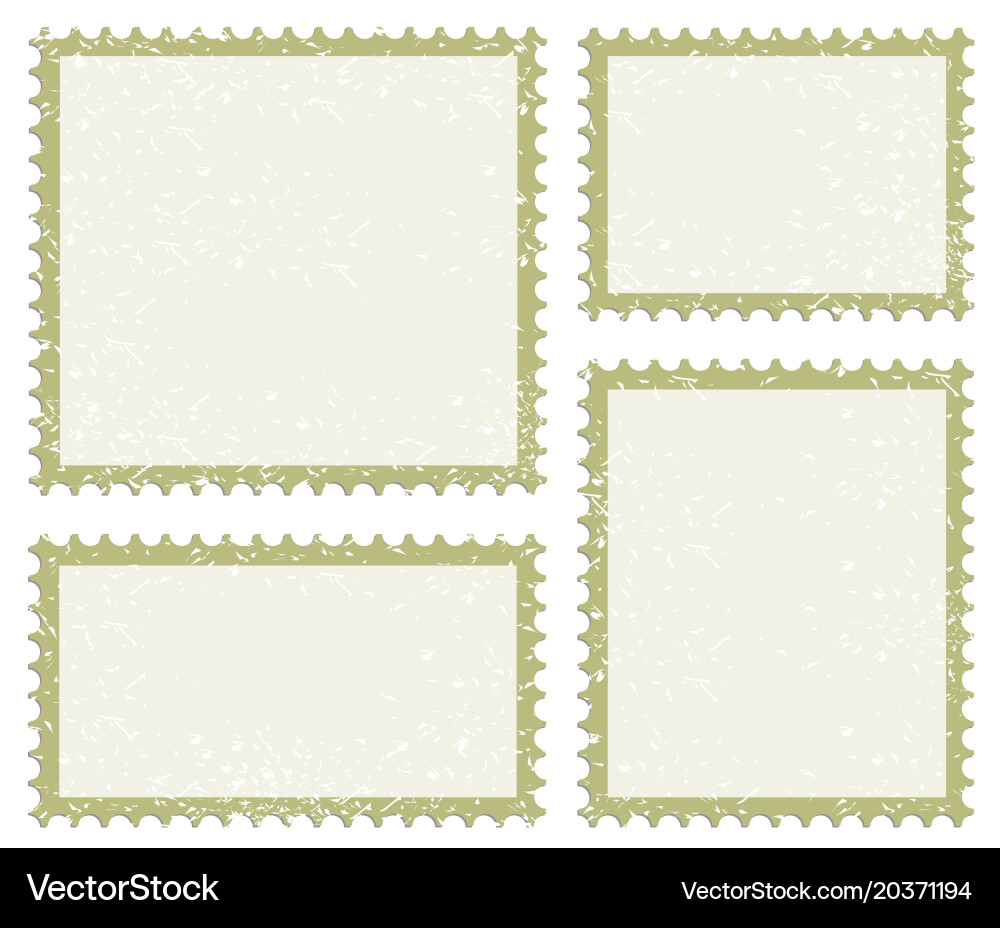 Vintage Postmark Stamp Set Royalty Free Vector Image