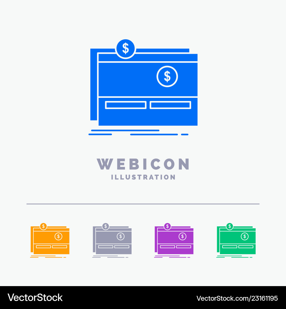 Crowdfunding funding fundraising platform website Vector Image