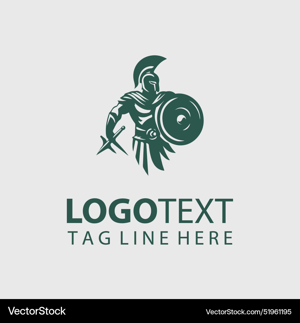 Gladiator logo Royalty Free Vector Image - VectorStock