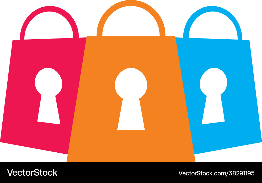 Security shop logo Royalty Free Vector Image - VectorStock