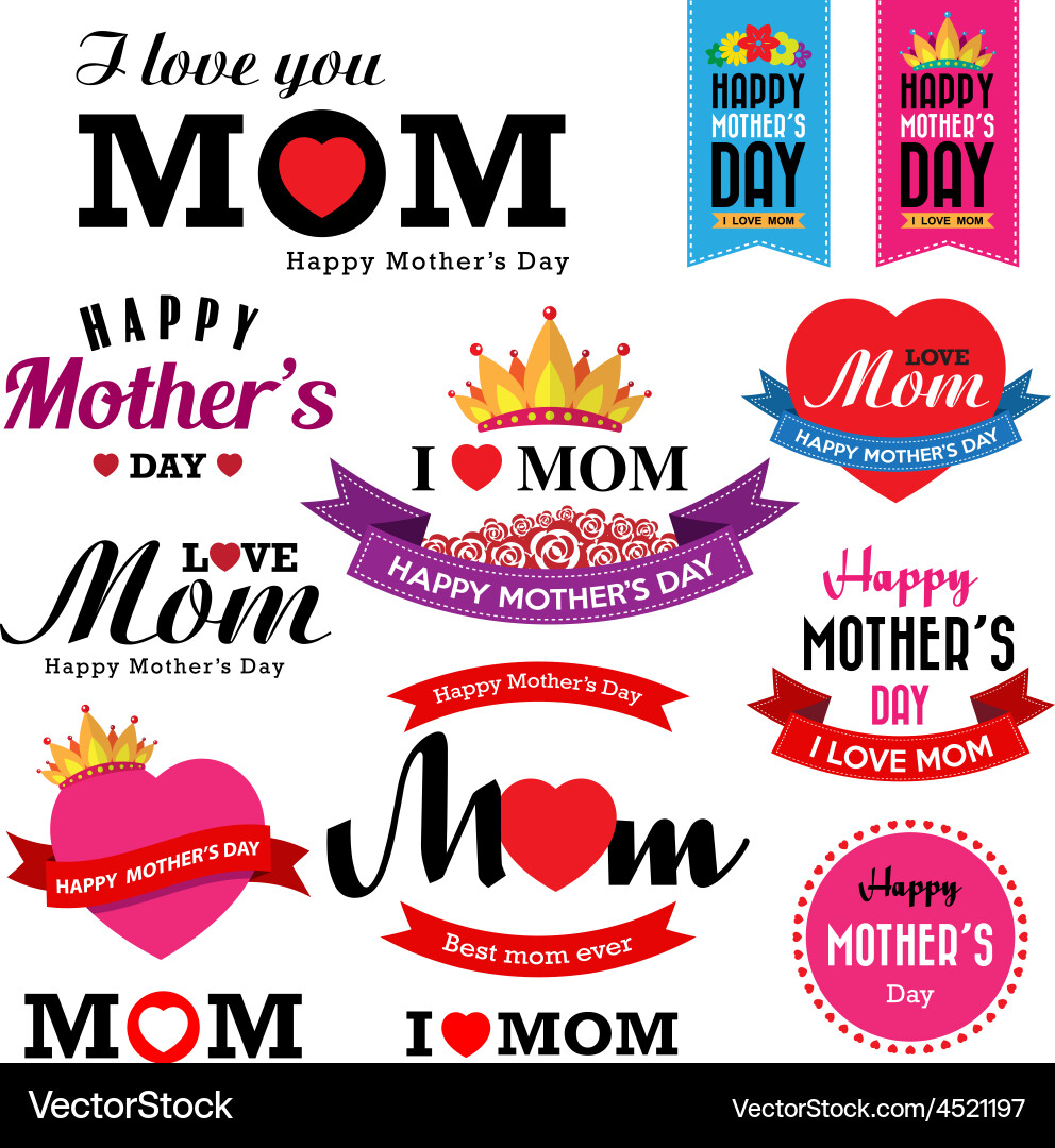 Mothers day Royalty Free Vector Image - VectorStock