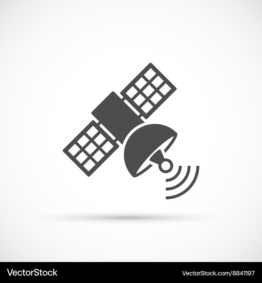 Satellite Signal Icon Royalty Free Vector Image