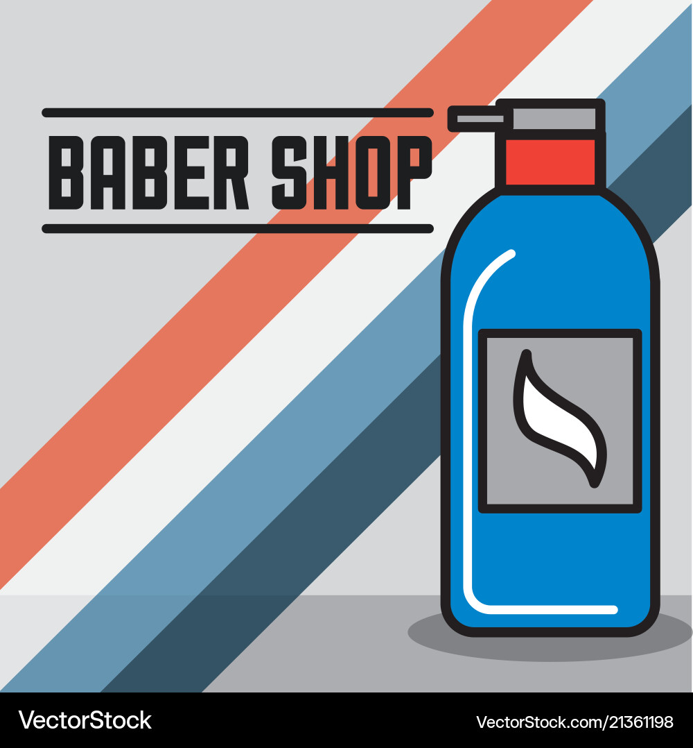 Baber shop design Royalty Free Vector Image - VectorStock