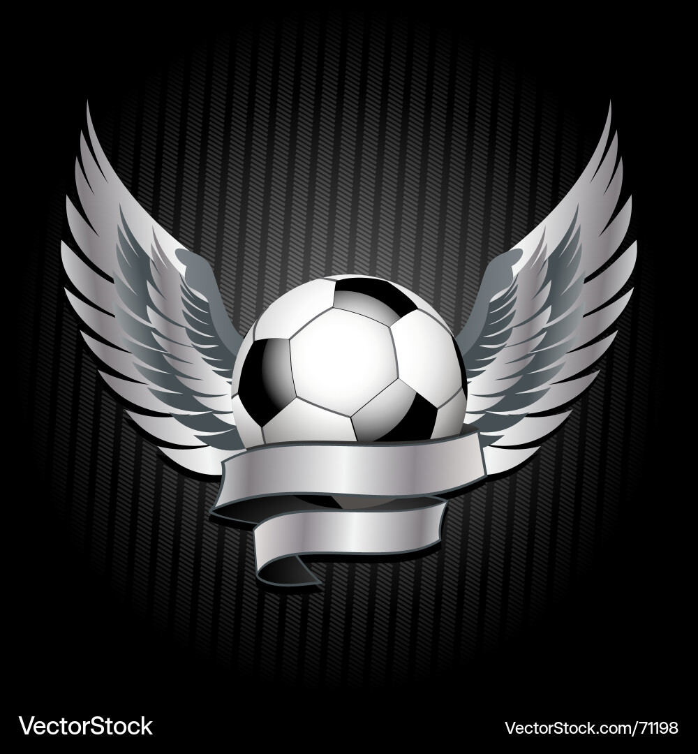 Football shield Royalty Free Vector Image - VectorStock