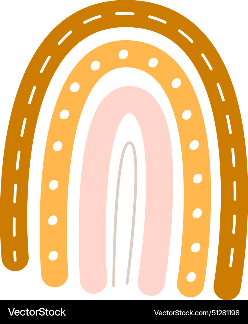 Hand drawn rainbow Royalty Free Vector Image - VectorStock