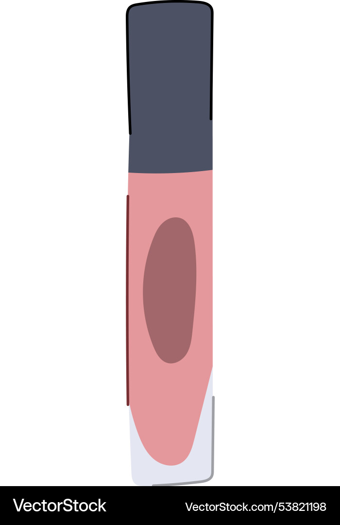 Sheer lip gloss cartoon Royalty Free Vector Image