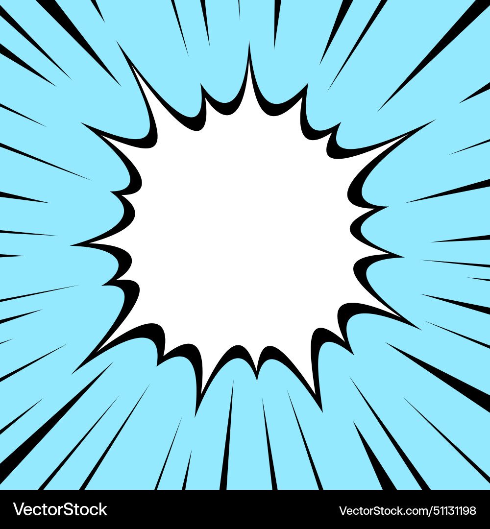Turquoise burst dialogue box Royalty Free Vector Image