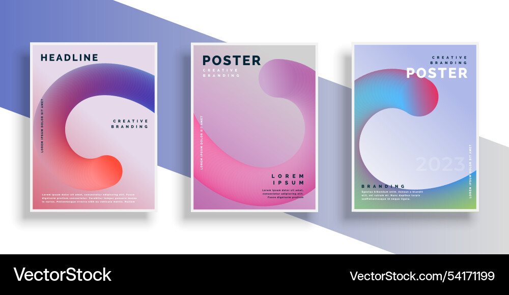 Stylish flyer background poster design with text Vector Image