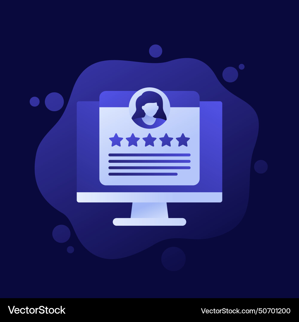 Employee recruiting and candidate rating Vector Image