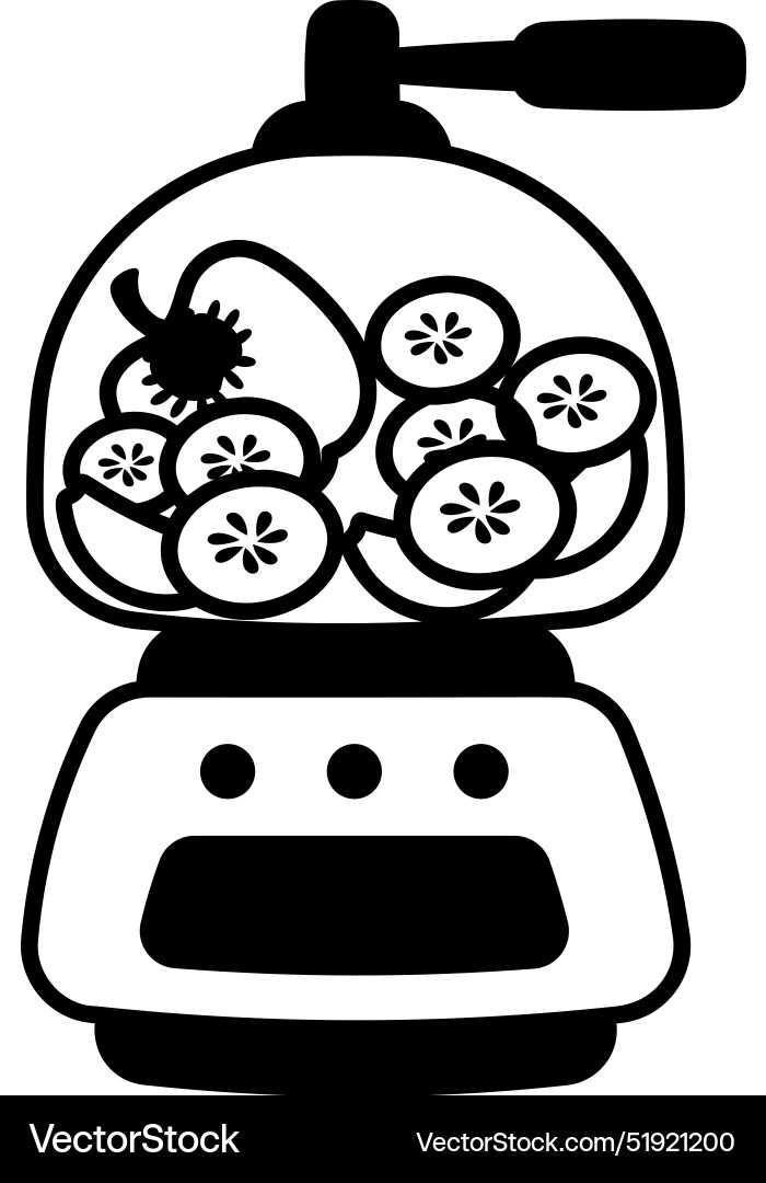 Food processor Royalty Free Vector Image - VectorStock