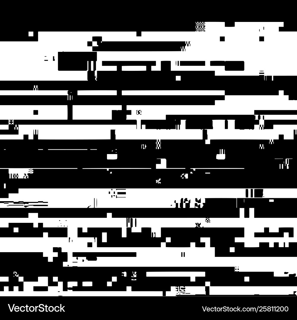 Glitchy Cyber Texture Royalty Free Vector Image