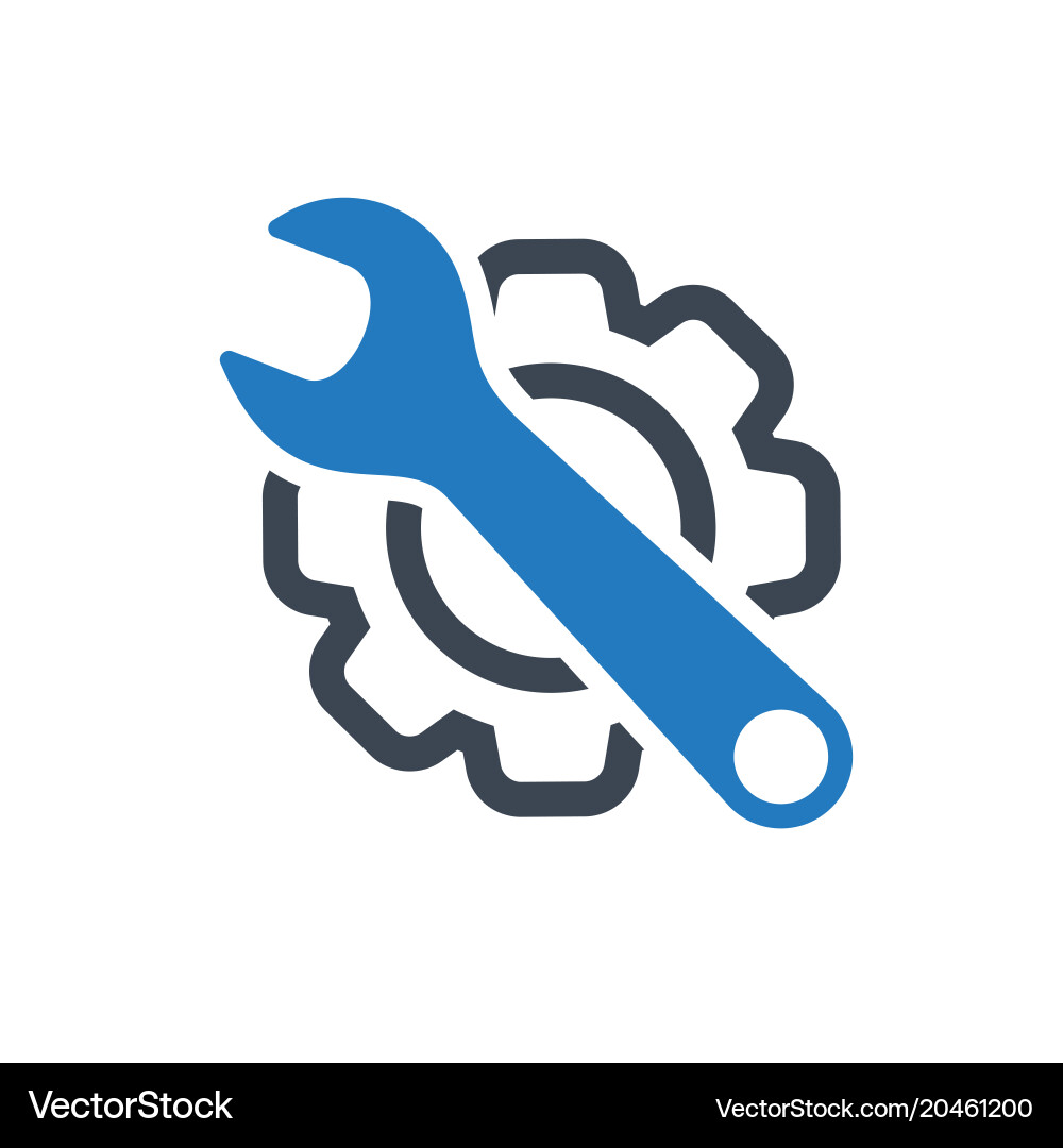 Maintenance icon tools settings or repair icons Vector Image