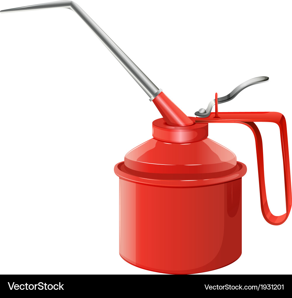An oil can Royalty Free Vector Image - VectorStock