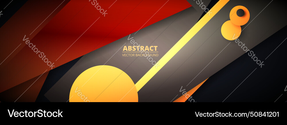 Brown and red colored modern wide abstract Vector Image