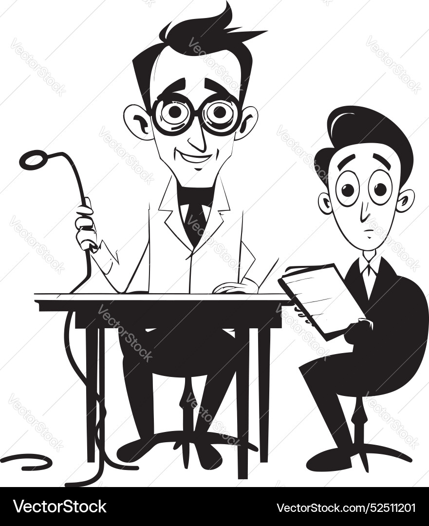 Compassionate unity doctors partnership Royalty Free Vector