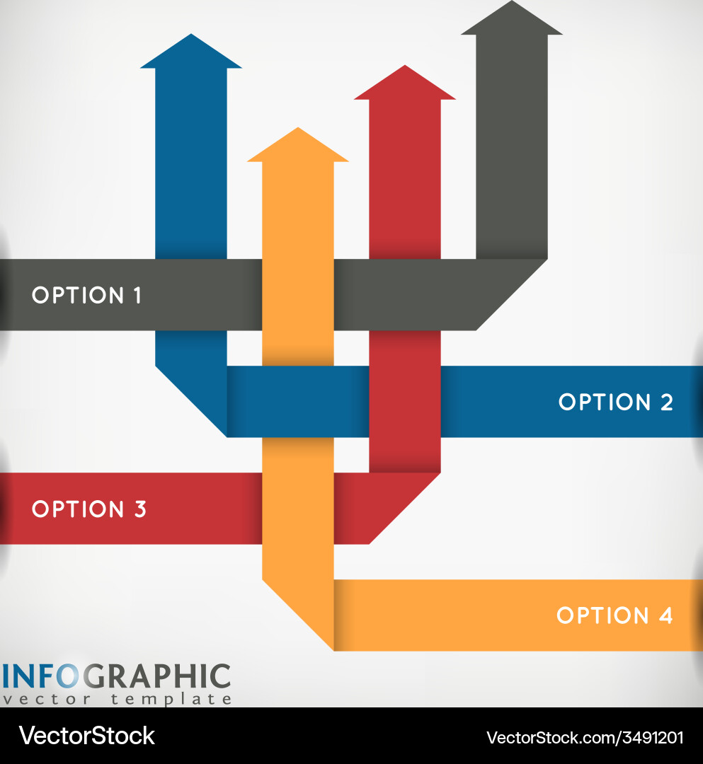 Interlaced arrows Royalty Free Vector Image - VectorStock