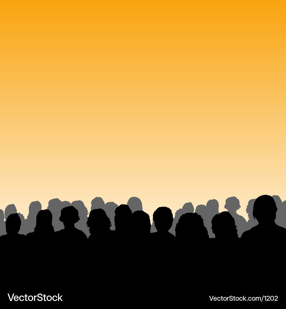 Audience Royalty Free Vector Image - VectorStock