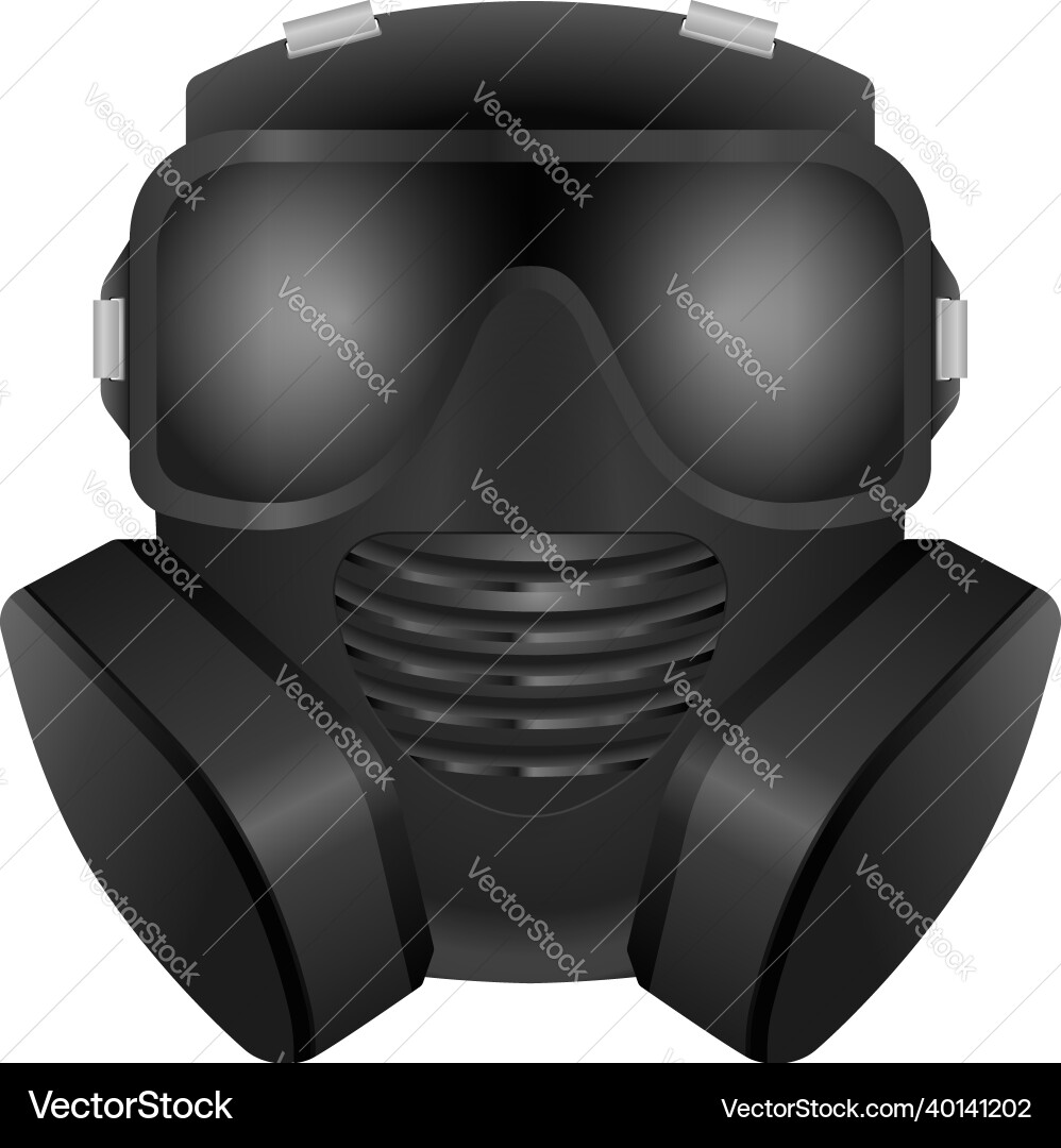 Gas mask Royalty Free Vector Image - VectorStock