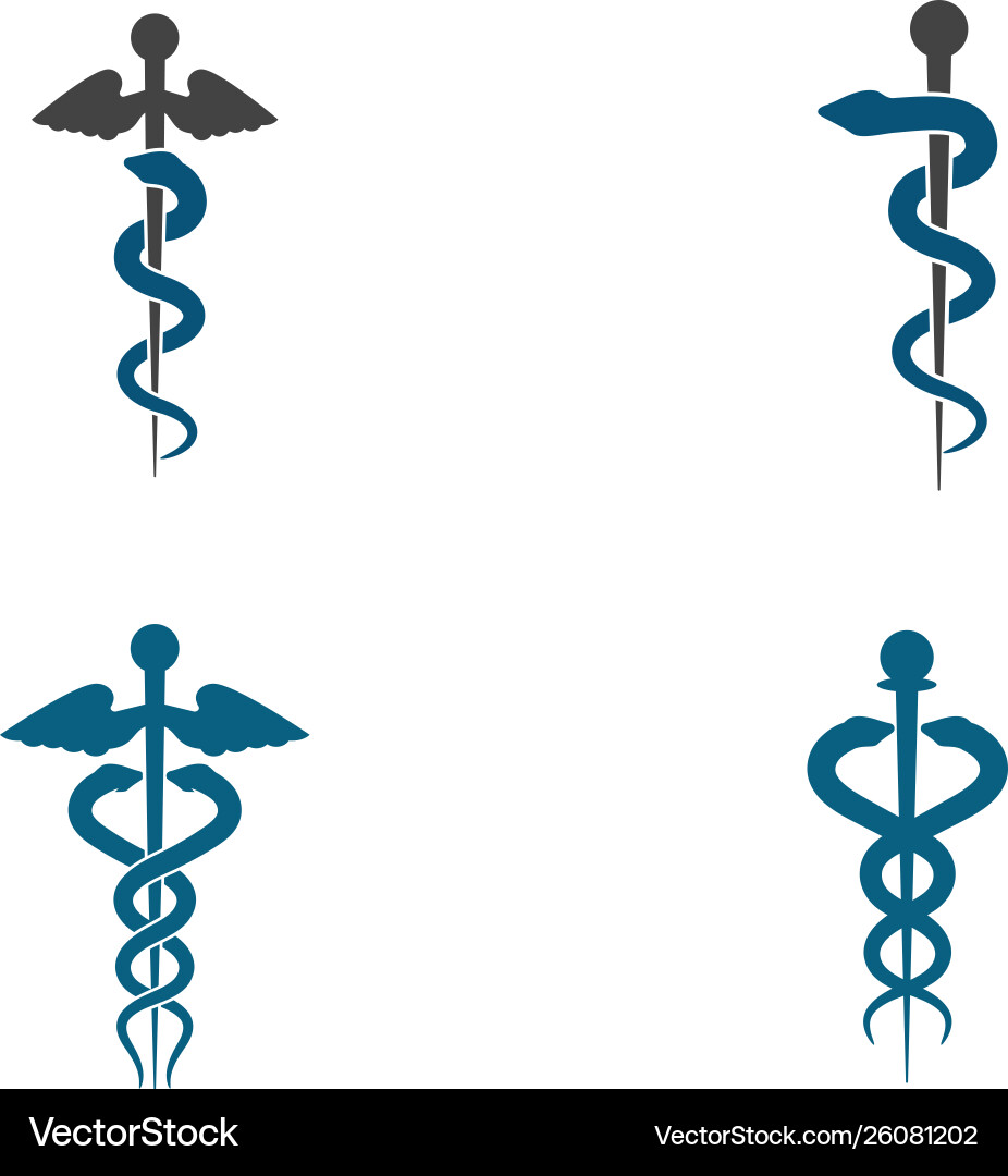 Medical snake Royalty Free Vector Image - VectorStock