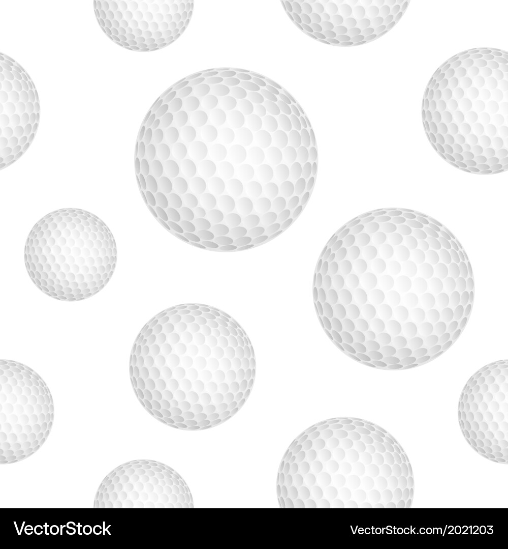 Golf Ball Pattern Royalty Free Vector Image - VectorStock