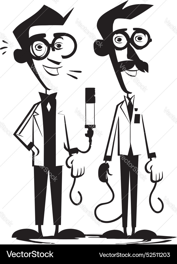 Healing journey doctors path alongside patients Vector Image