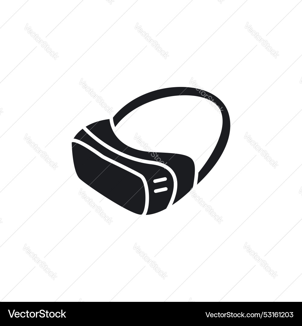 Vr glasses icon symbol on white background Vector Image
