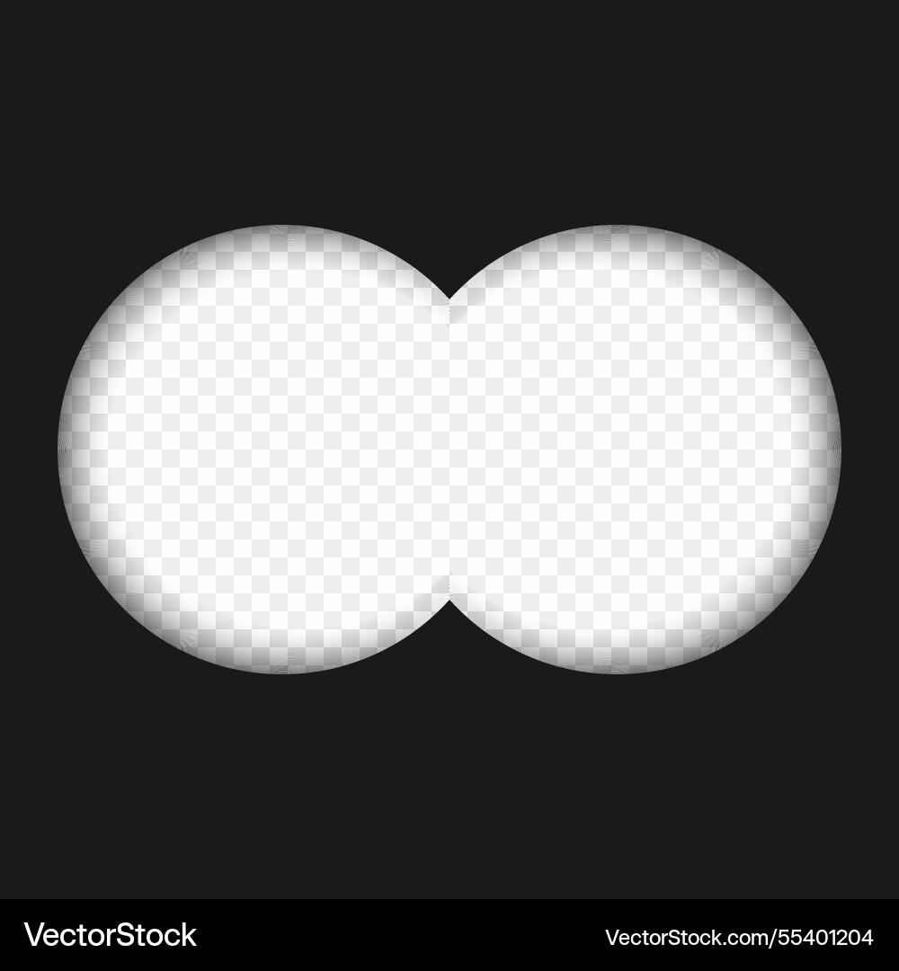 Binocular view Royalty Free Vector Image - VectorStock