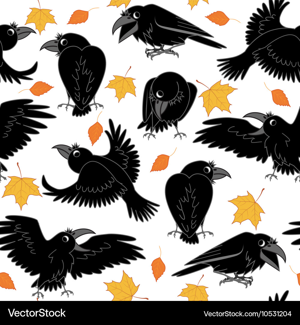 Ravens Royalty Free Vector Image - VectorStock