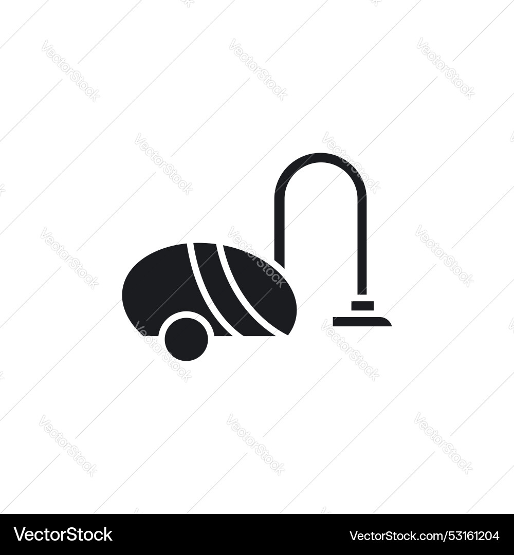 Vacum cleaner icon symbol on white background Vector Image