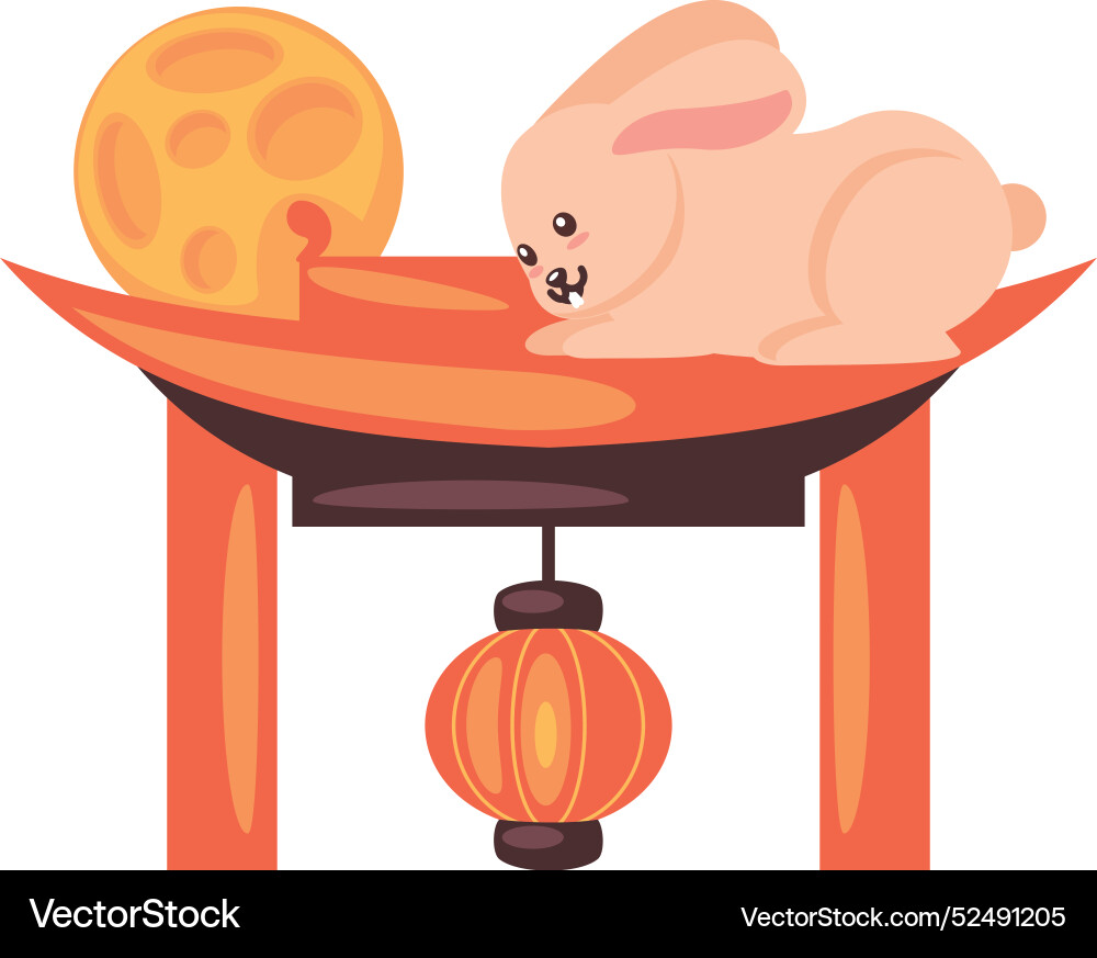 Mid autumn rabbit festival Royalty Free Vector Image