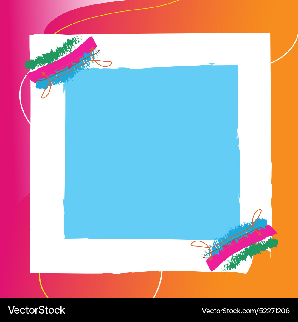 Abstract modern frame background Royalty Free Vector Image