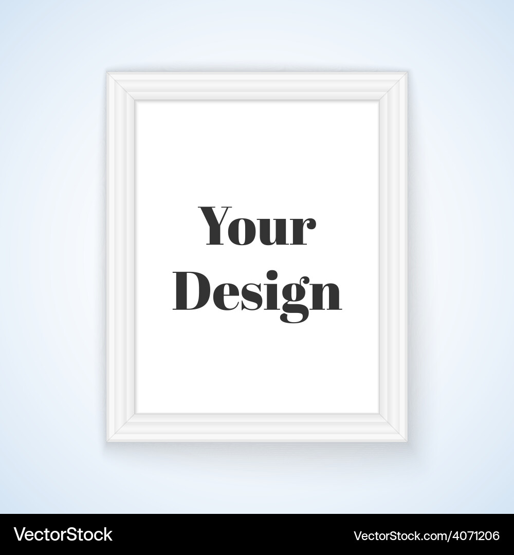 Frame template Royalty Free Vector Image - VectorStock