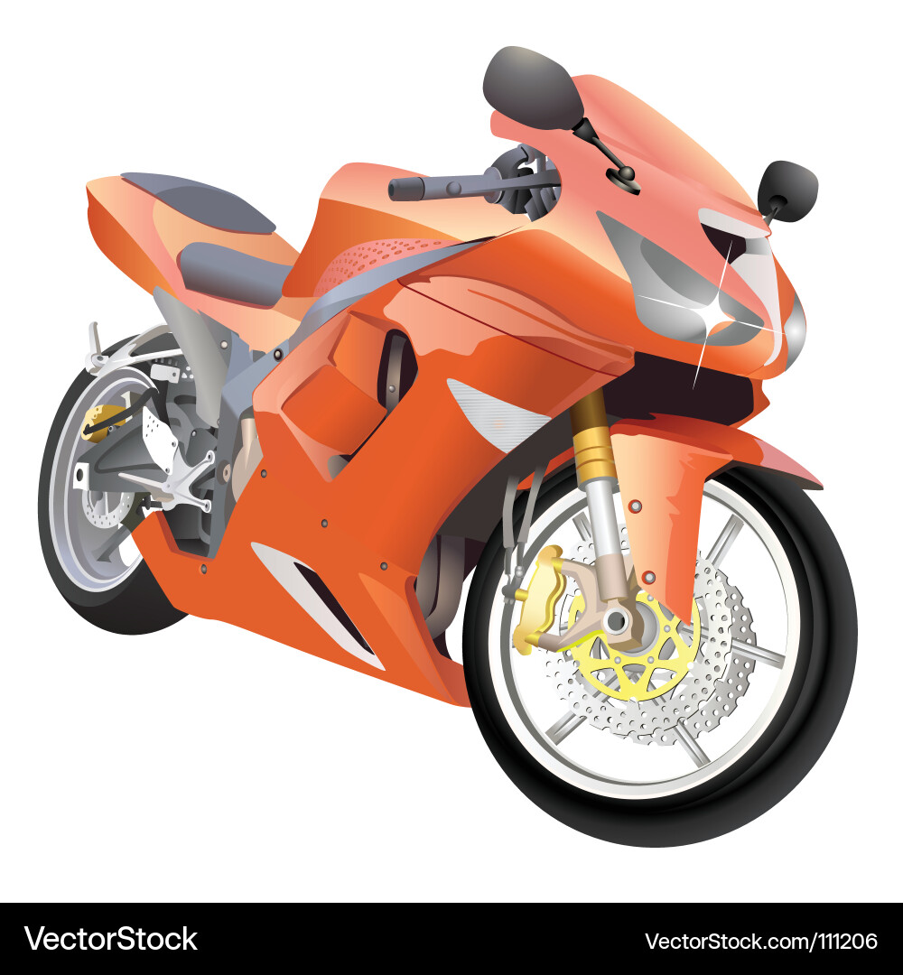 Motorcycle Royalty Free Vector Image - VectorStock