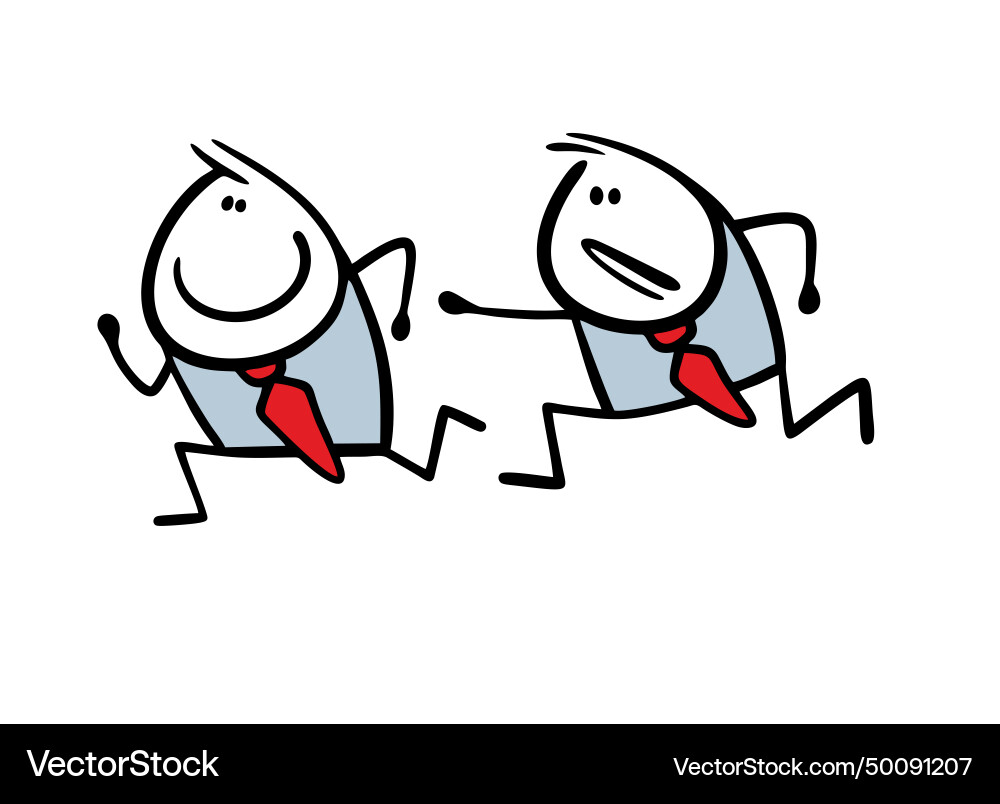 Concept of competition Royalty Free Vector Image