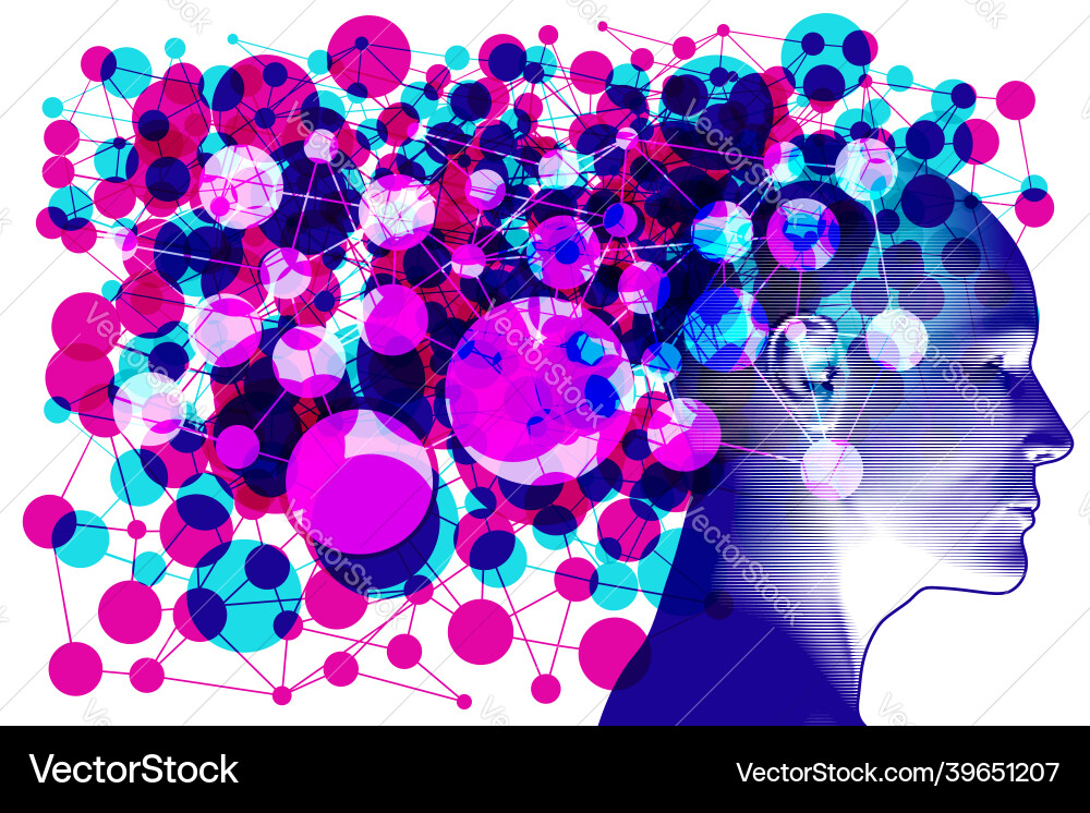 Mind connections Royalty Free Vector Image - VectorStock