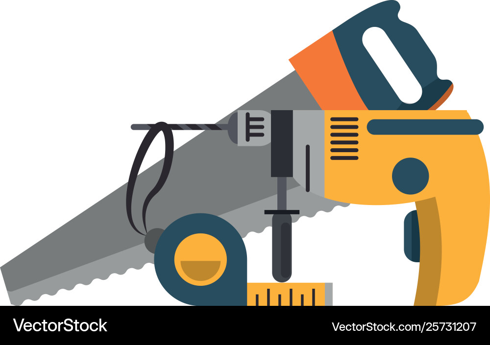 Tools set collection workshop icons cartoon Vector Image