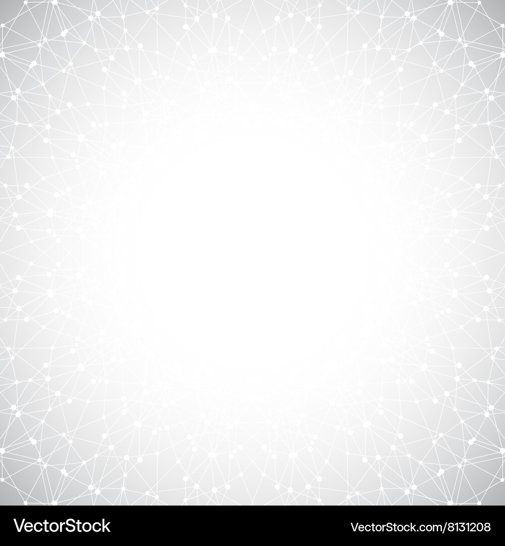 Abstract Grey Network Background Royalty Free Vector Image
