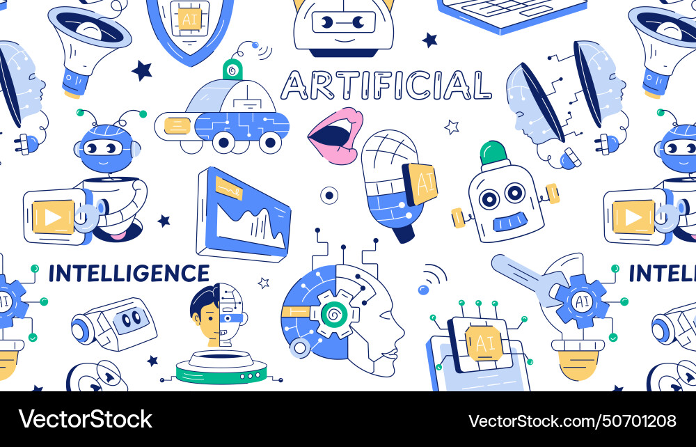 Ai hand drawn Royalty Free Vector Image - VectorStock