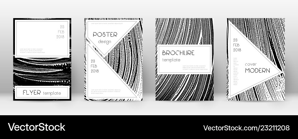 Cover page design template stylish brochure layou Vector Image