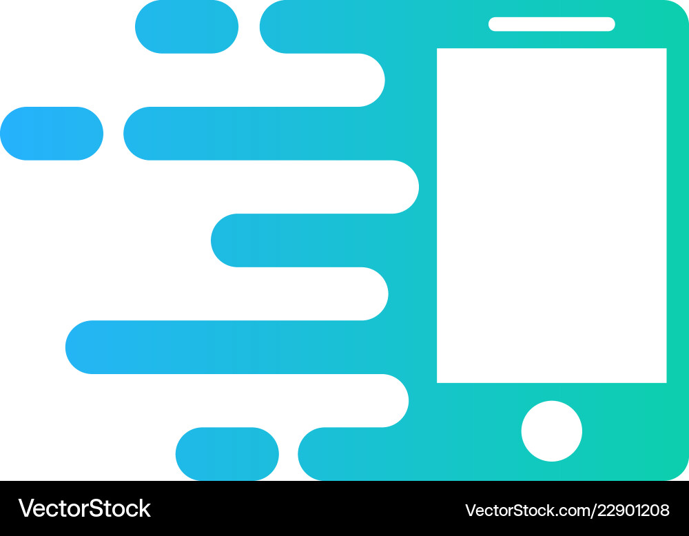 Delivery mobile logo icon design Royalty Free Vector Image