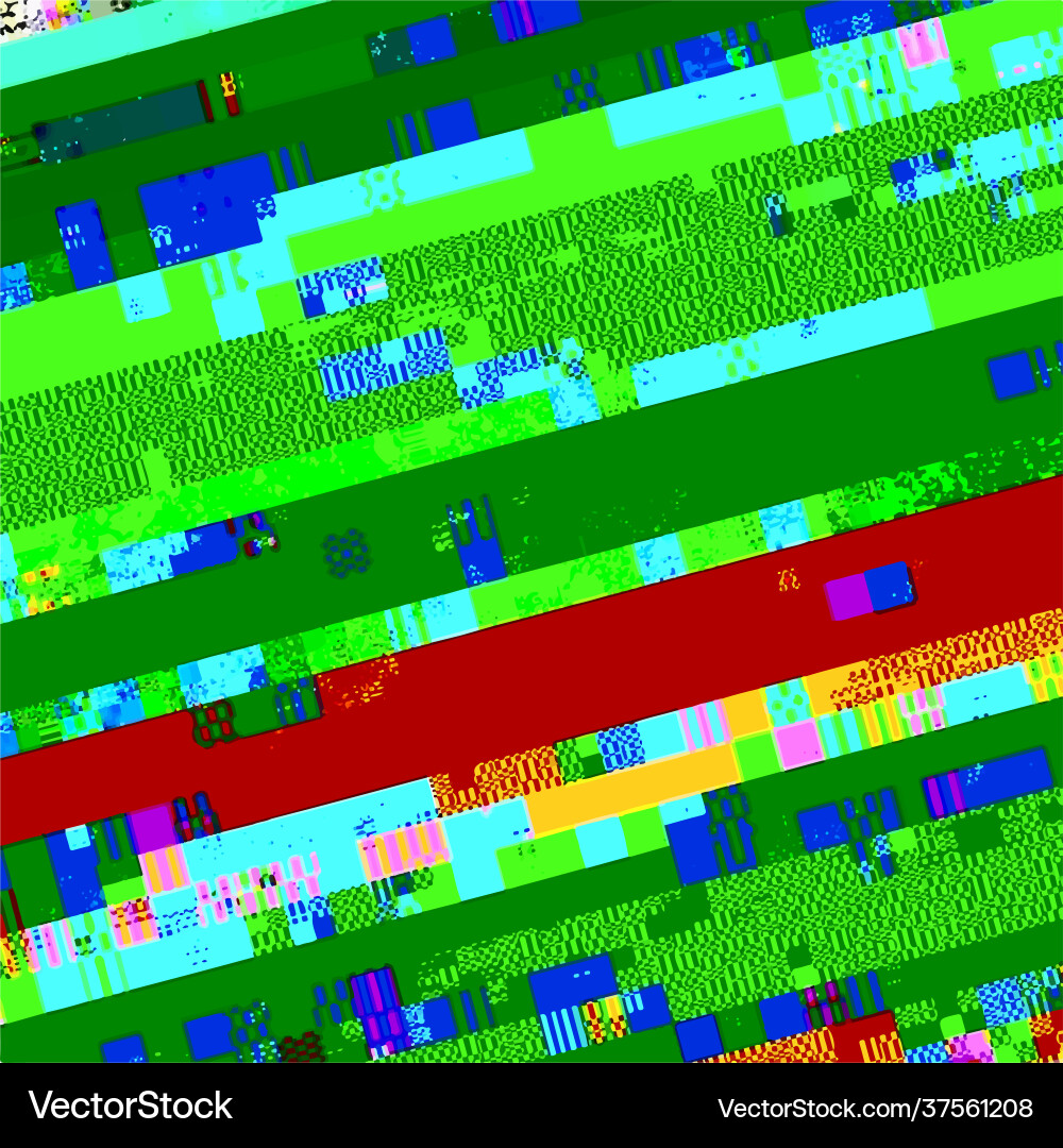Glitch abstract background Royalty Free Vector Image