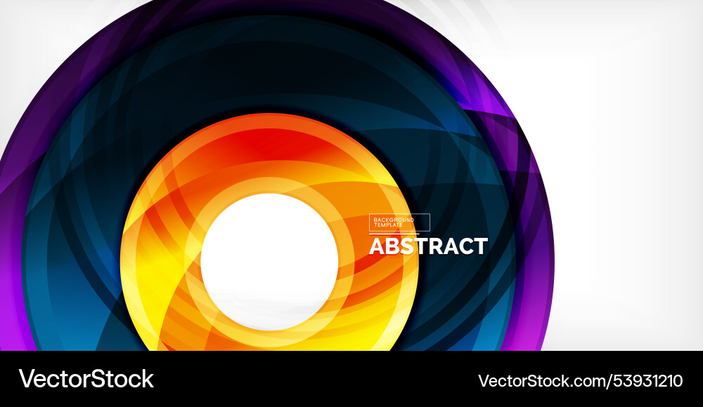 Circles round elements ring shapes premium Vector Image