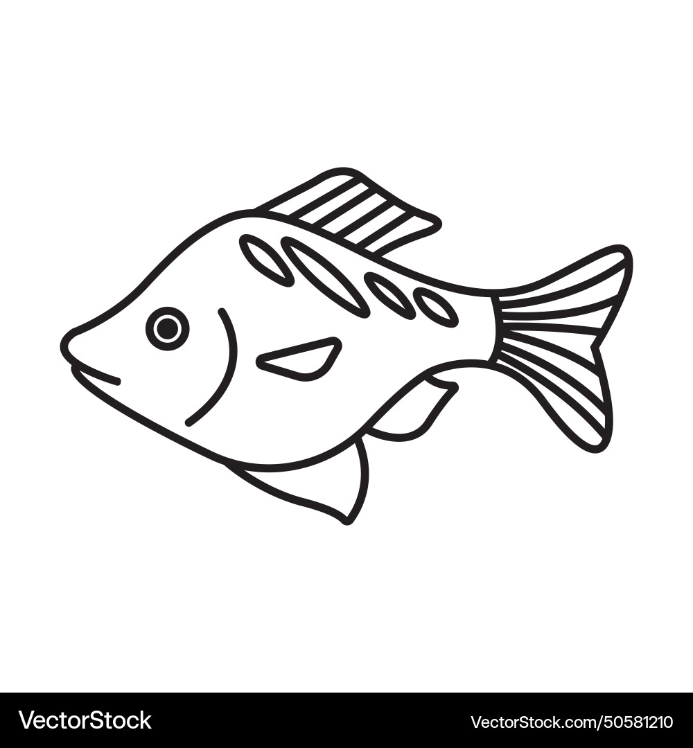 Fish icon Royalty Free Vector Image - VectorStock