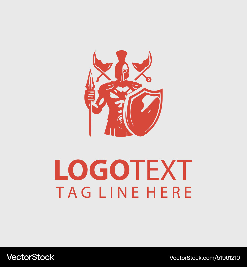 Gladiator logo Royalty Free Vector Image - VectorStock