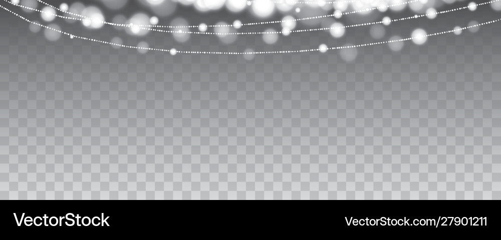 Christmas Lights Festive Garland Royalty Free Vector Image