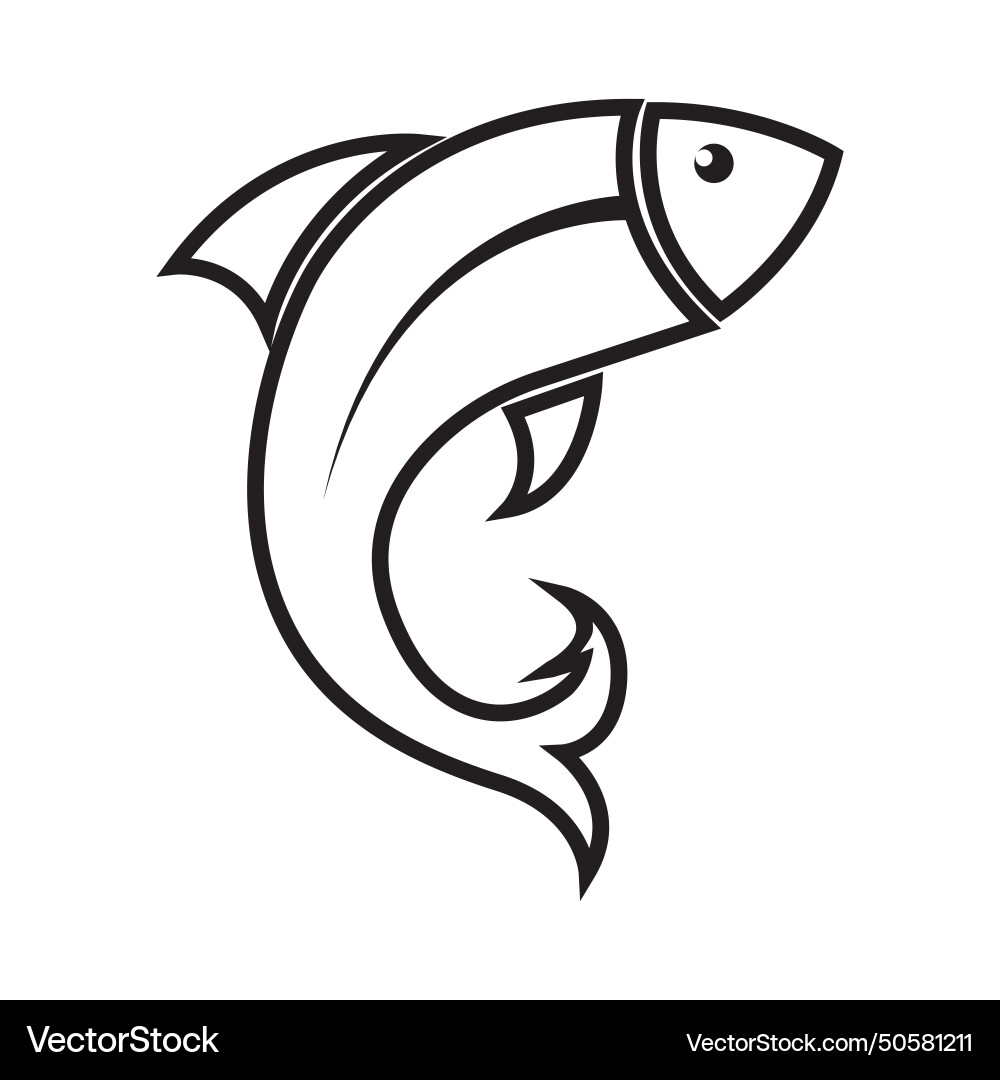 Fish icon Royalty Free Vector Image - VectorStock