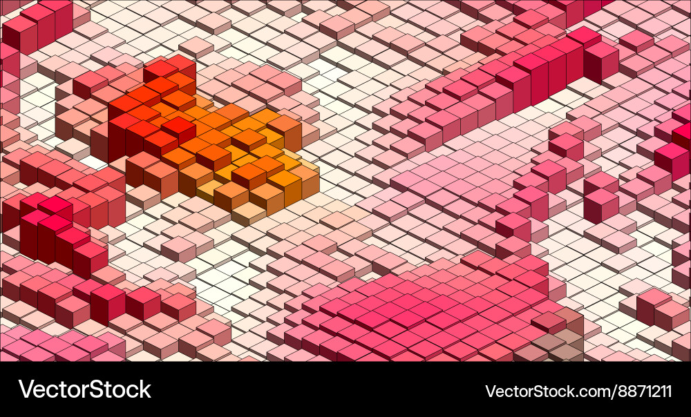 Isometric pattern Royalty Free Vector Image - VectorStock