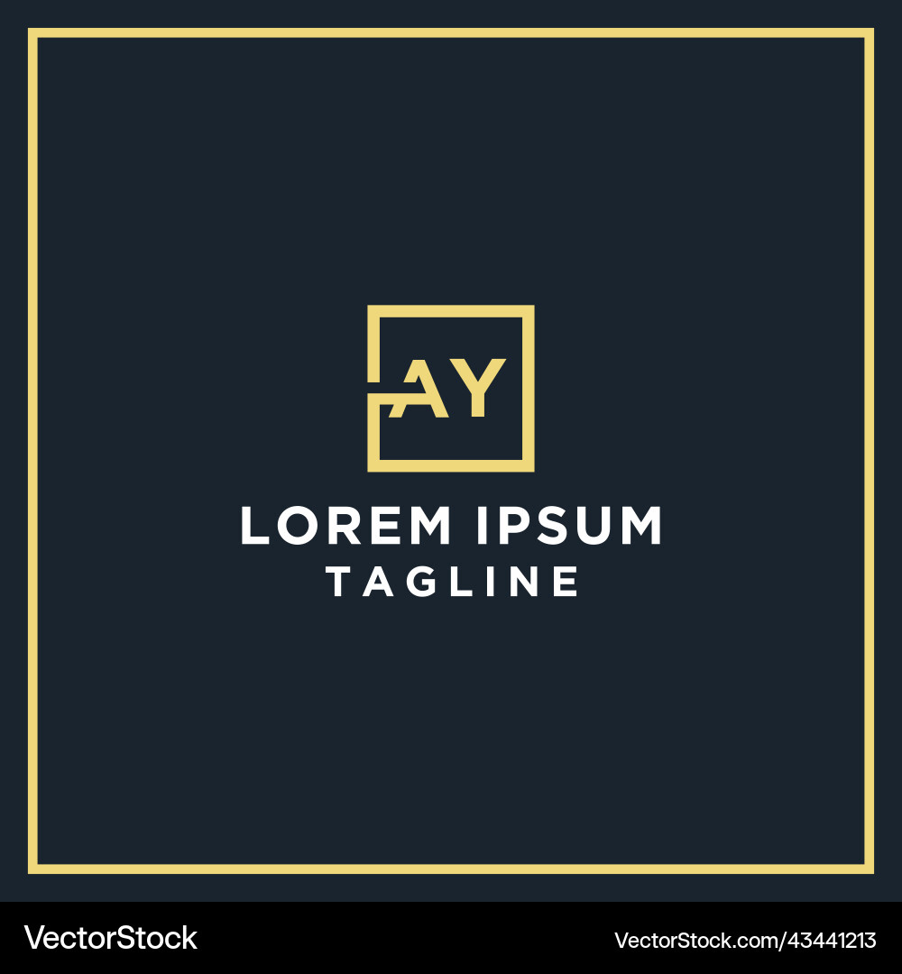 Ay square logo (43441213) – Royalty-Free Vector | VectorStock