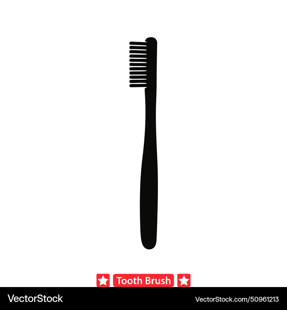 Brush away plaque assorted toothbrush Royalty Free Vector
